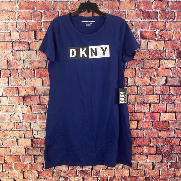Dkny | Dresses | Dkny Sport Crew Neck Logo Dress | Poshmark
